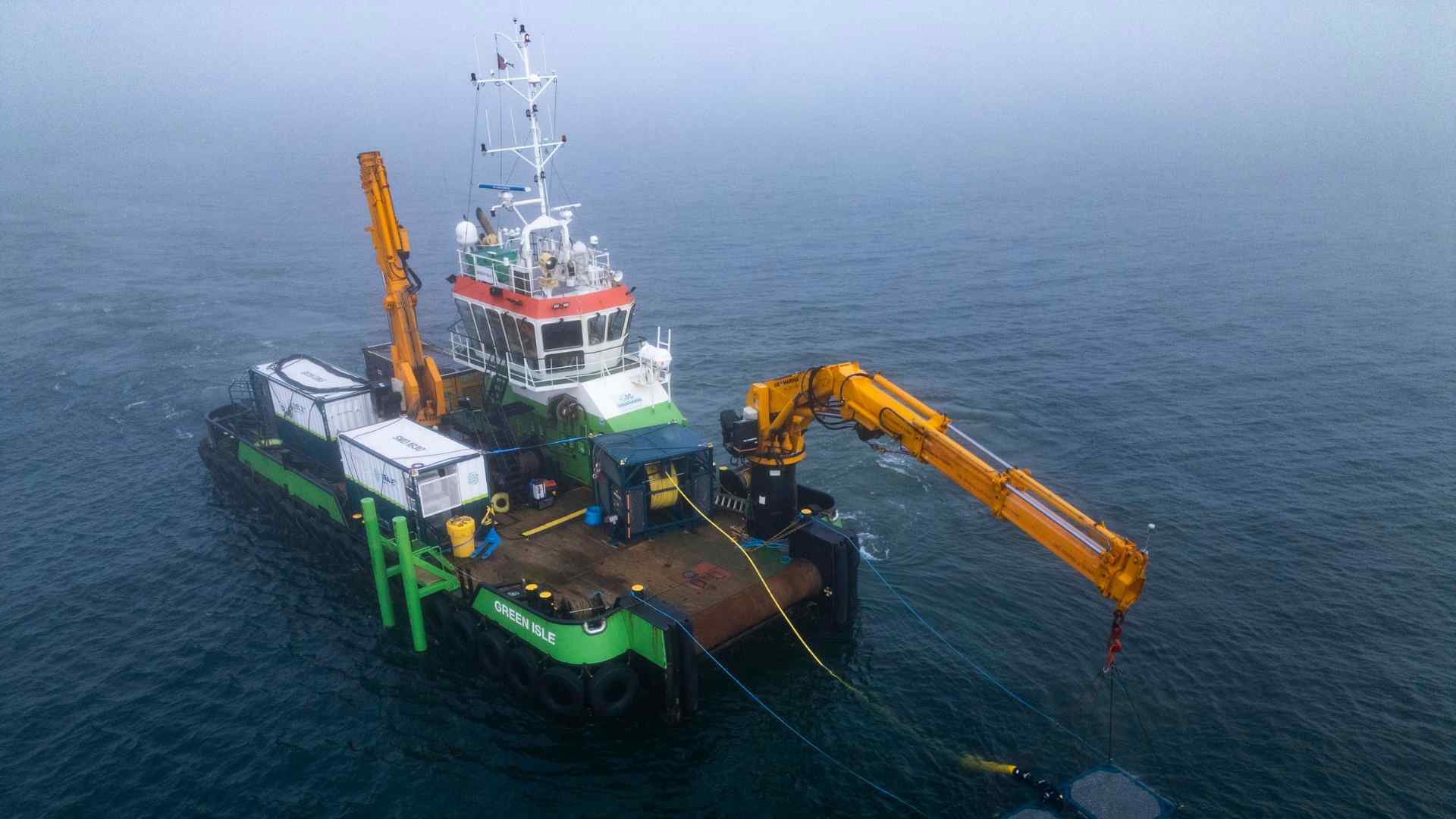 Subsea cable burial campaign for Nexans